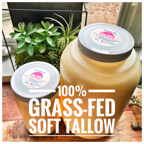 NEW! Premium Grass-fed Beef Soft Tallow Fat. Bulk Size Buckets. – The ...