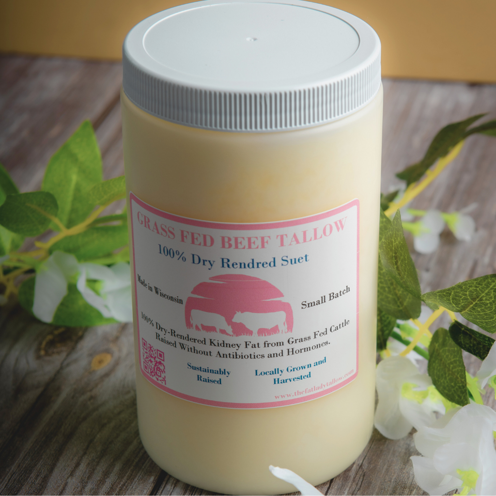 Premium Grass-fed Beef Tallow Fat. Bulk Size Buckets. – The Fat Lady