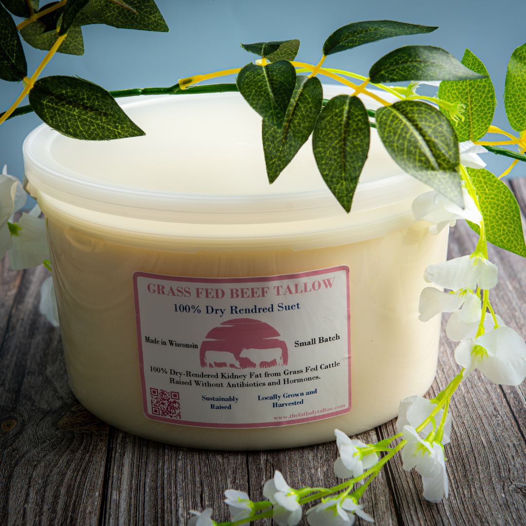 Premium Grass-fed Beef Tallow Fat. Bulk Size Buckets. – The Fat Lady