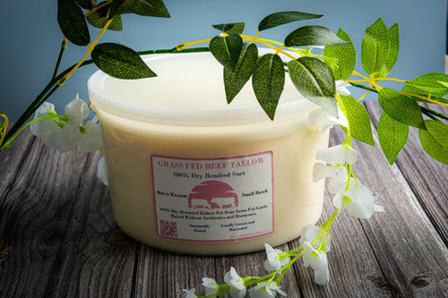 Premium Grass-fed Beef Tallow Fat. Bulk Size Buckets. – The Fat Lady